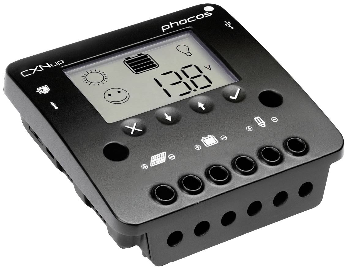 Phocos CXNup 10 solarni regulator punjenja PWM 12 V, 24 V 10 A