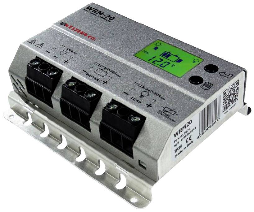 Western Co. WRM20 solarni regulator punjenja MPPT 12 V, 24 V 20 A do 620 W