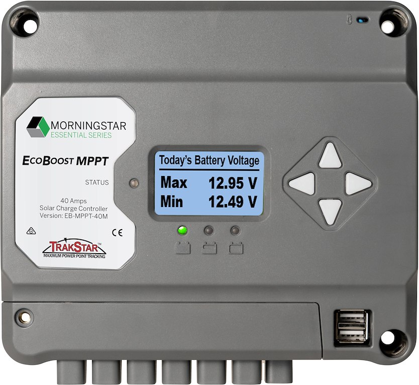 Morningstar solarni regulator punjenja MPPT 12 V, 24 V 20 A (Š x V x G) 196 x 173 x 71 mm