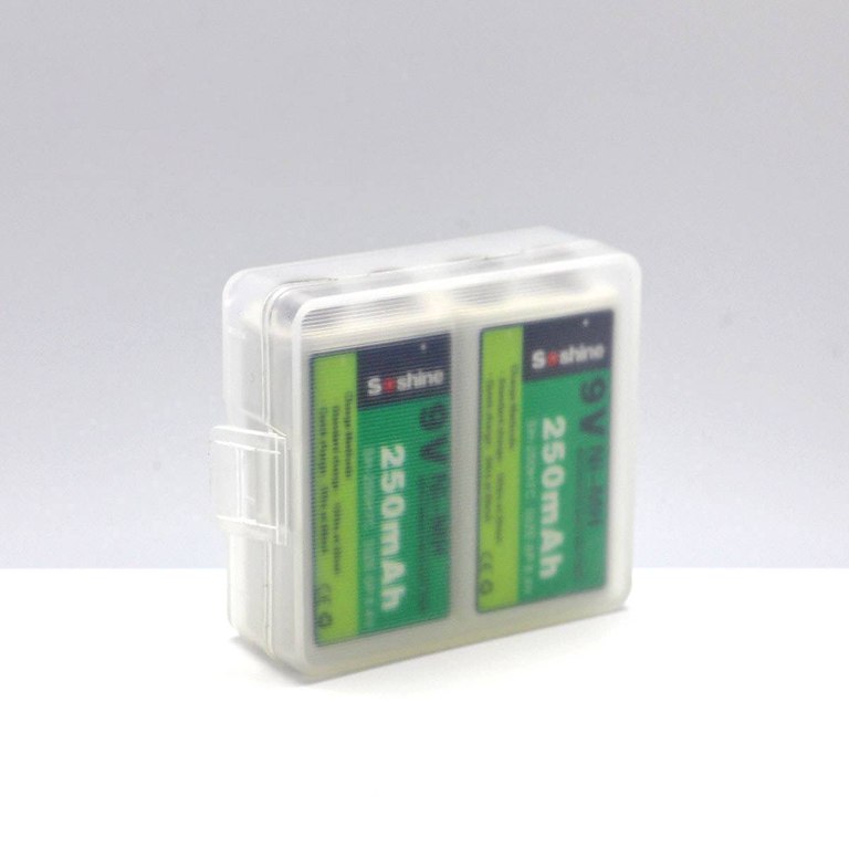 Soshine za2x 9V blok kutija za baterije 9 V blok 1 komad