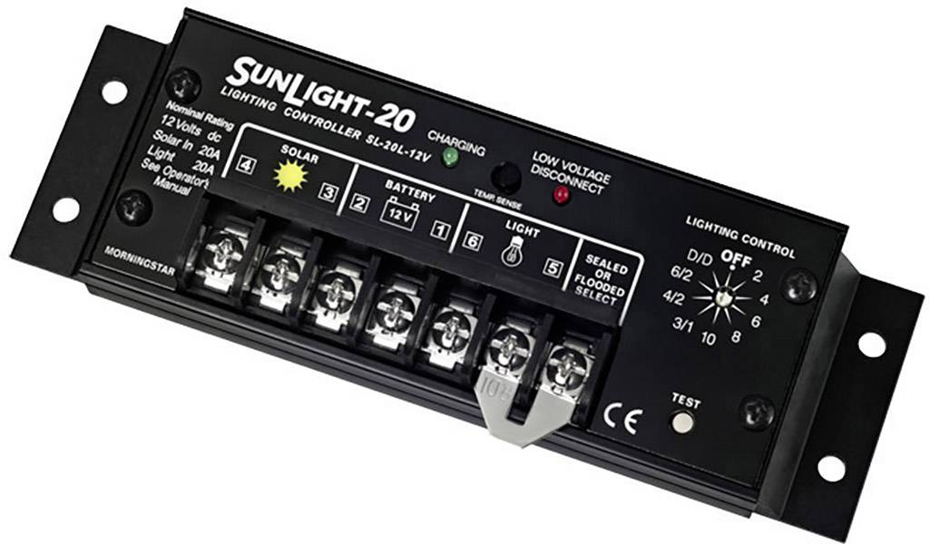 Morningstar SL-10L solarni regulator punjenja PWM 12 V 10 A