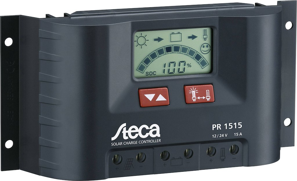 Steca PR 1515 solarni regulator punjenja PWM 12 V, 24 V 15 A do 450 Wp