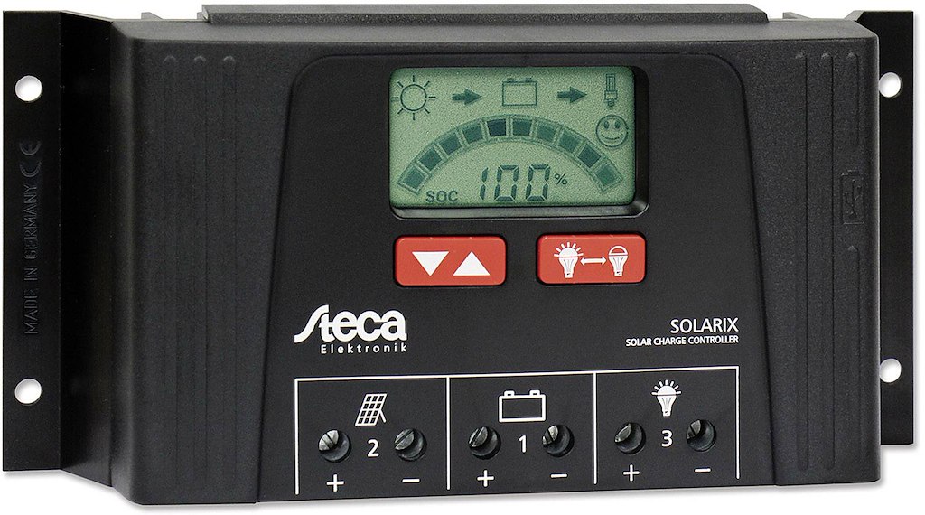 Steca Solarix 2525 solarni regulator punjenja PWM 12 V, 24 V 25 A