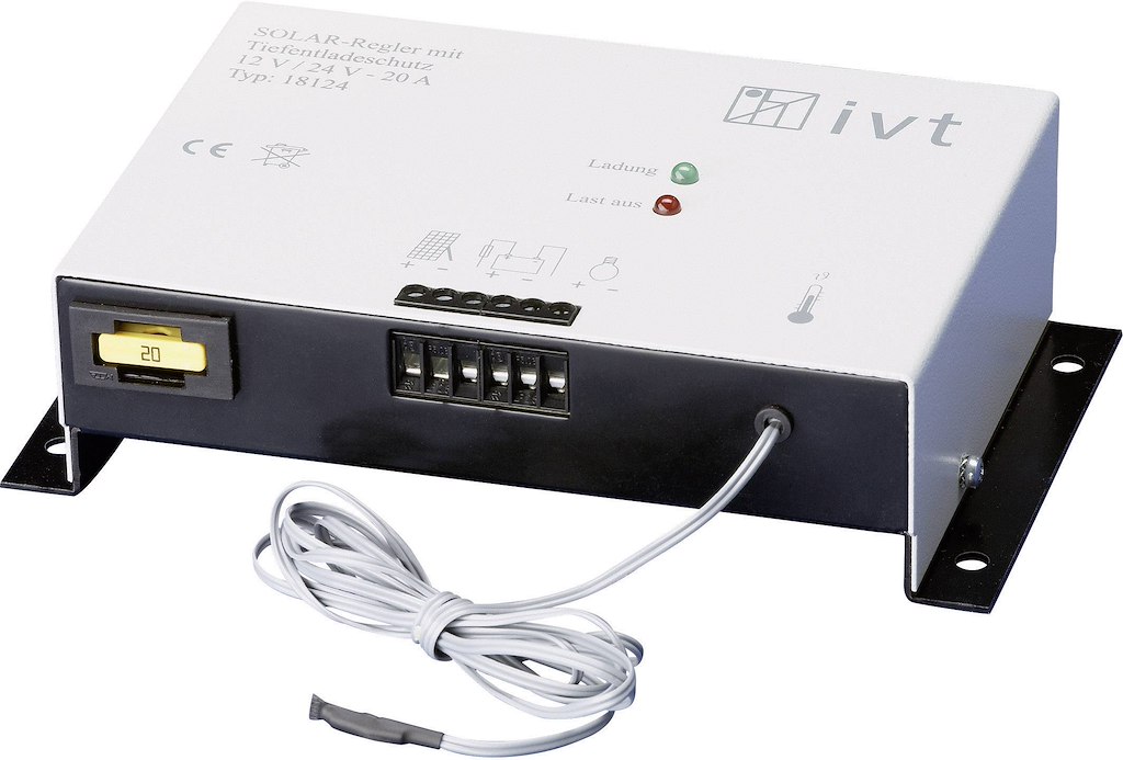 IVT solarni regulator punjenja PWM 12 V, 24 V 20 A do 240 Wp