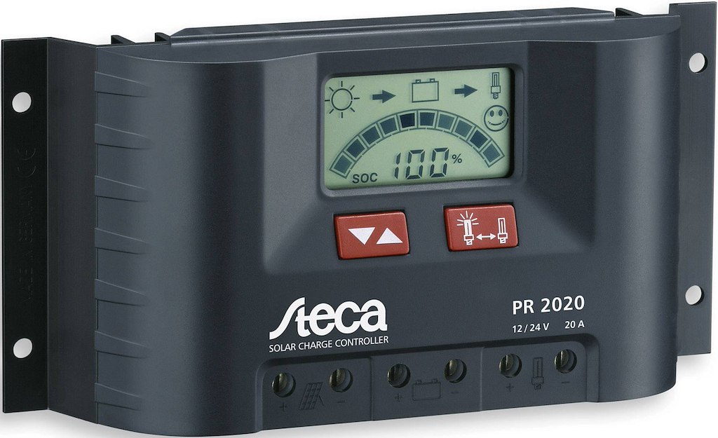Steca PR 2020 solarni regulator punjenja PWM 12 V, 24 V 20 A do 600 Wp