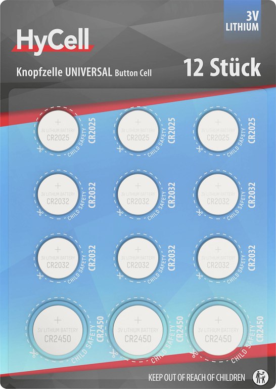 HyCell CR2025 komplet dugmastih baterija litijumska 3 V