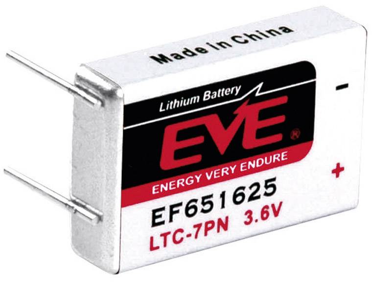 EVE EF651625 baterija specijalne veličine litijumska 3,6 V 750 mAh LTC-7PN