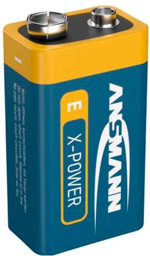 Ansmann 9 V blok baterija (Š x V x G) 25,5 x 48,5 x 16 mm