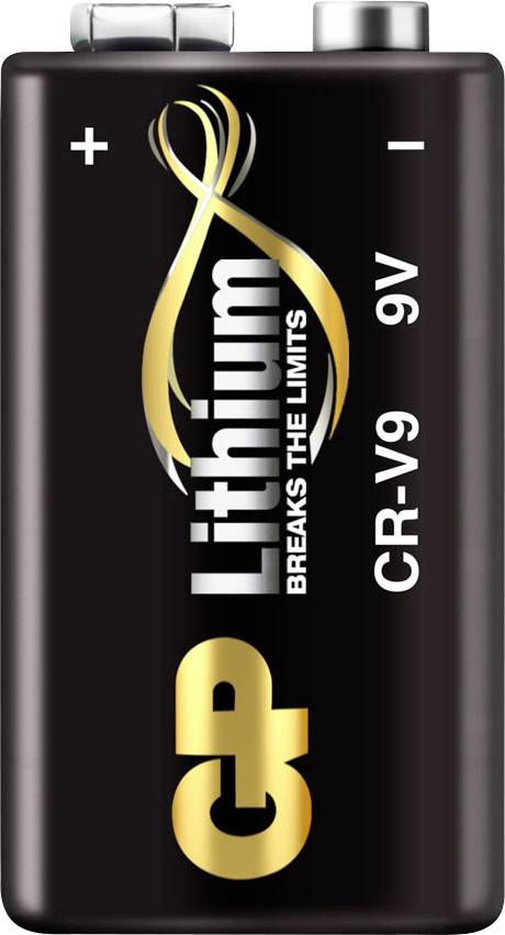 GP 9 V blok baterija litijumska 800 mAh pak. 40 kom.
