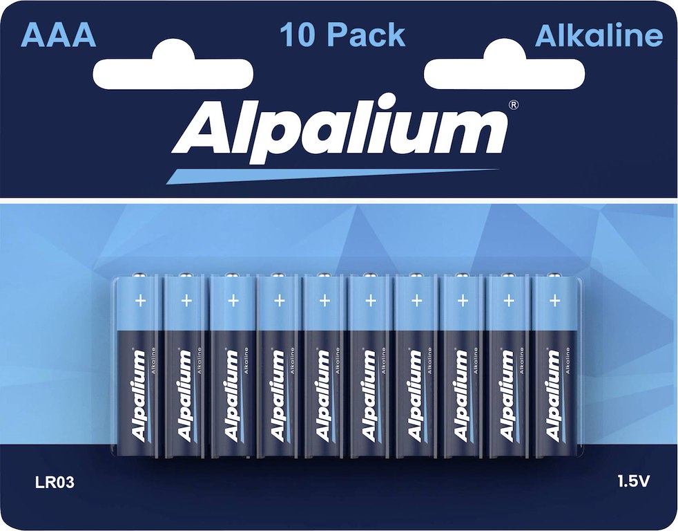 Alpalium AAA baterija alkalna 1,5 V AAA (Micro) pak. 10 kom.