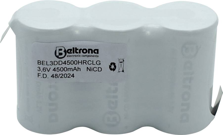 Beltrona BEL3DD4500HRCLG punjiva baterija specijalne veličine NiCd 3,6 V 4500 mAh