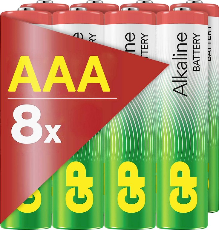 GP AAA baterija 1,5 V AA (Mignon) pak. 8 kom.