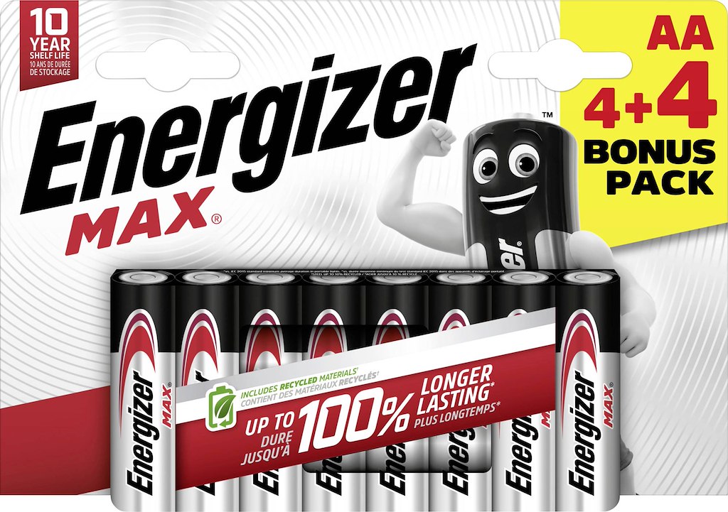 Energizer AA baterija 1,5 V AA (Mignon) pak. 8 kom.