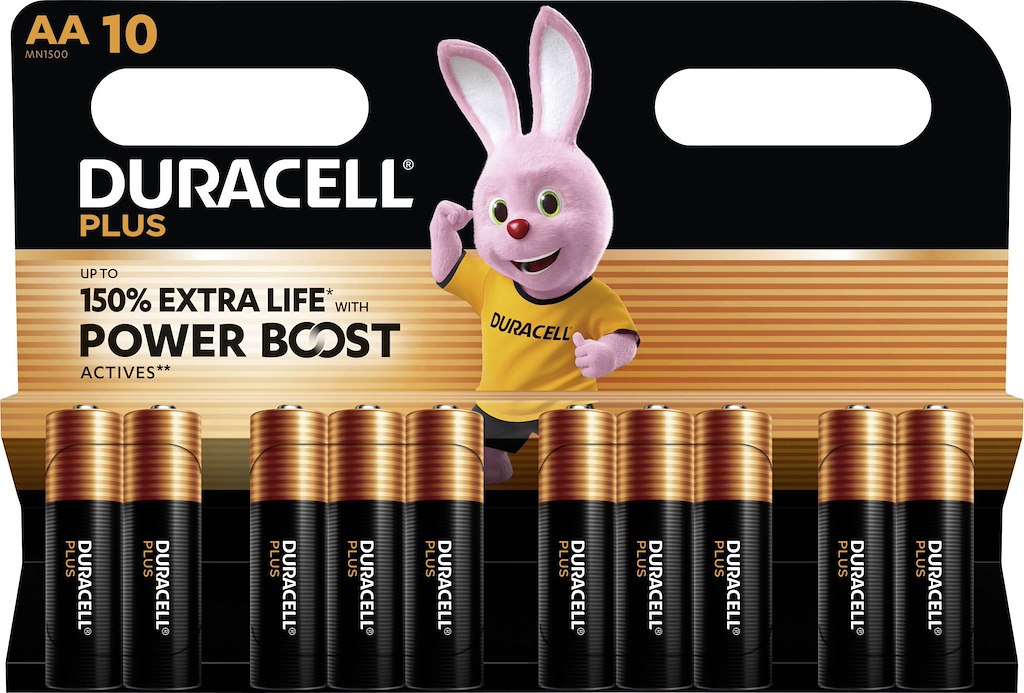 Duracell AA baterija alkalna 1,5 V AA (Mignon) pak. 10 kom.