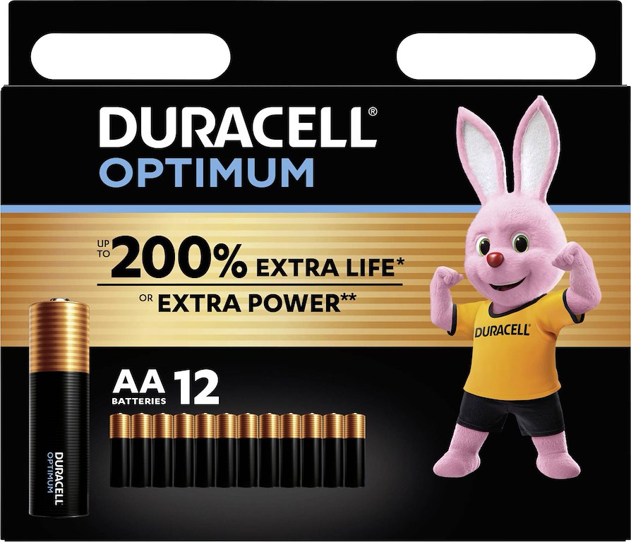 Duracell AA baterija alkalna 1,5 V AA (Mignon) pak. 12 kom.