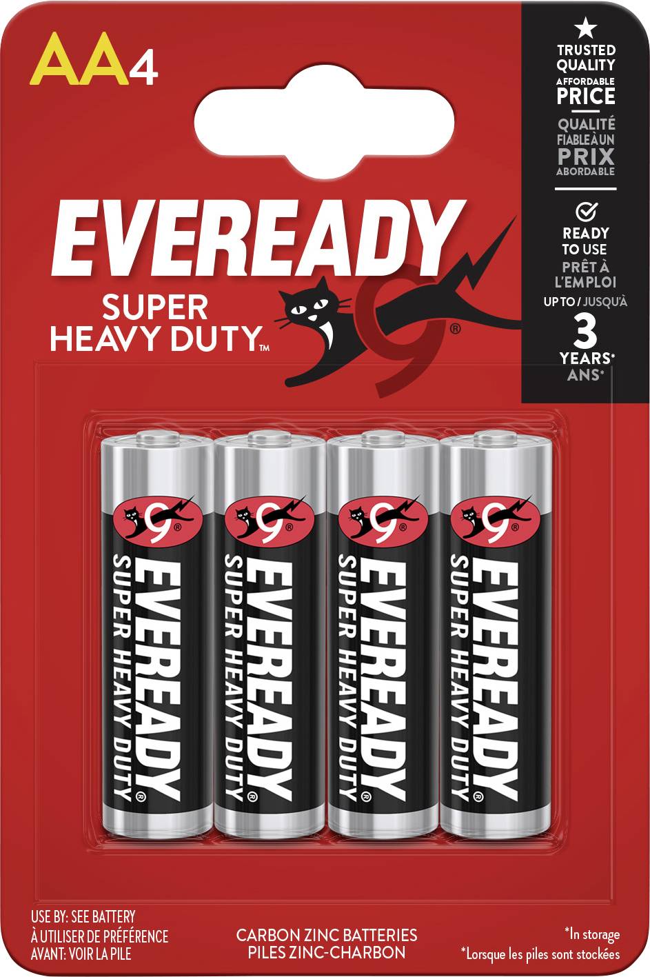 Eveready AA baterija cink-ugljenična 1,5 V AA (Mignon) pak. 4 kom.