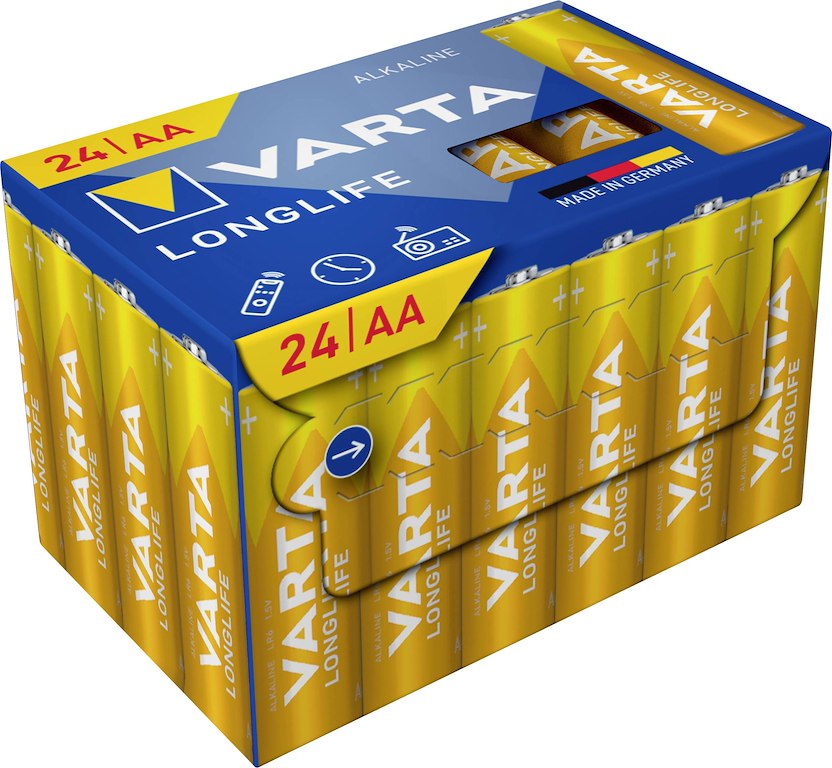 VARTA Pack24 AA baterija alkalna 1,5 V AA (Mignon) pak. 24 kom. (⌀ x V) 14 mm x 50,5 mm