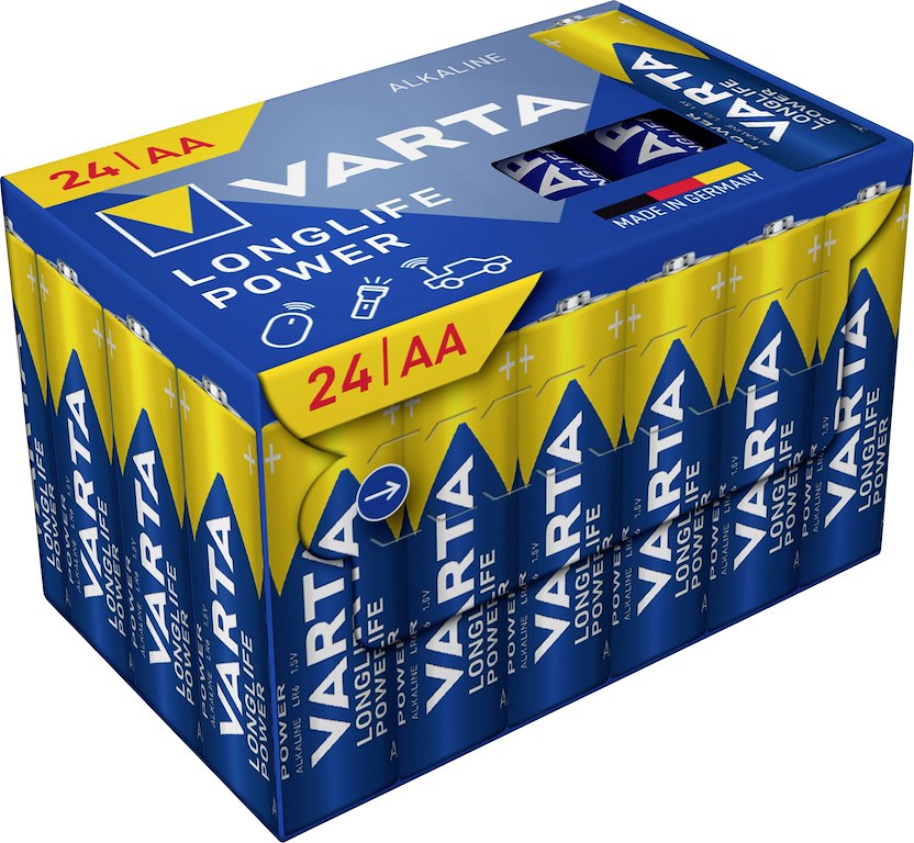 VARTA Pack24 AA baterija alkalna 1,5 V AA (Mignon) pak. 24 kom.