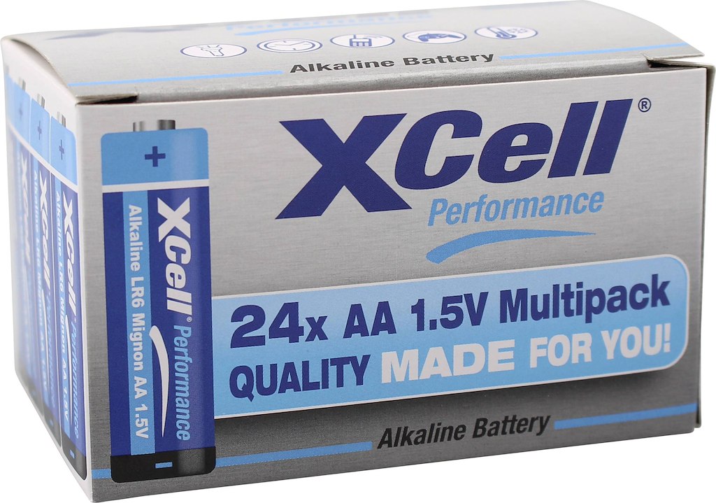 XCell AA baterija alkalna 1,5 V AA (Mignon) pak. 24 kom.