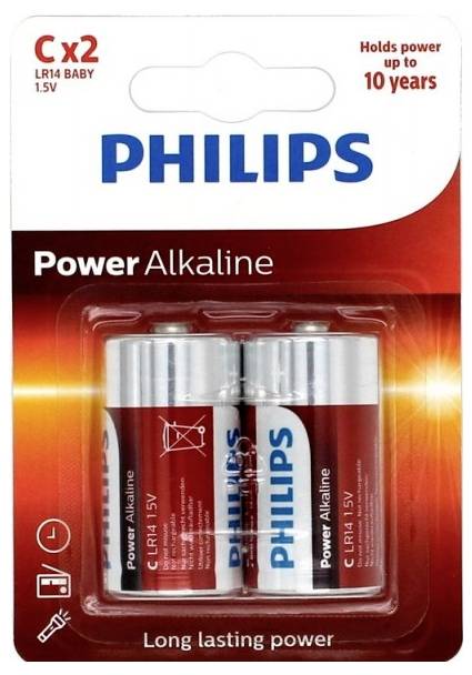 Philips Power LR14 C baterija alkalna 1,5 V C (Baby) pak. 2 kom.