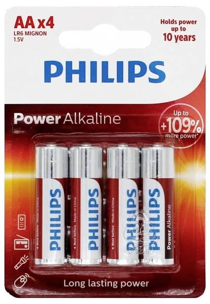 Philips AA baterija alkalna 1,5 V AA (Mignon) pak. 4 kom.