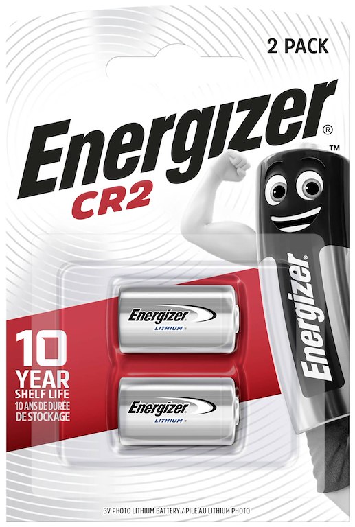 Energizer E300783805 foto baterija litijumska 3 V 800 mAh CR2