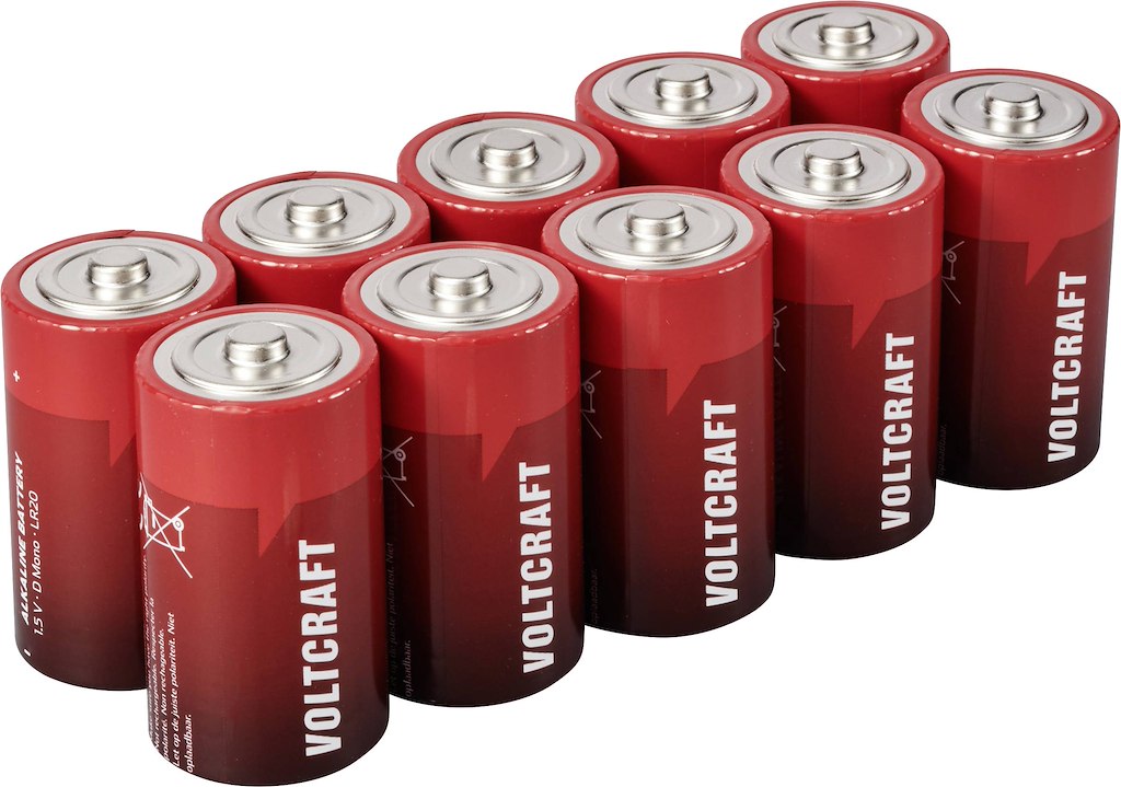 VOLTCRAFT VC-16107980 D baterija alkalna 1,5 V 18000 mAh D (Mono)