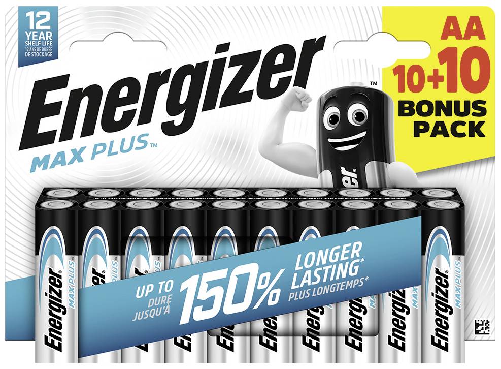 Energizer AA baterija alkalna 1,5 V AA (Mignon) pak. 20 kom. (2997531)