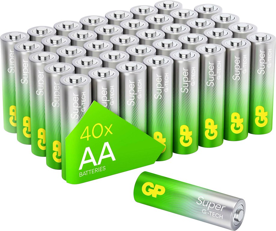 GP AA baterija alkalna 1,5 V AA (Mignon) pak. 40 kom. (⌀ x V) 14 mm x 50,5 mm