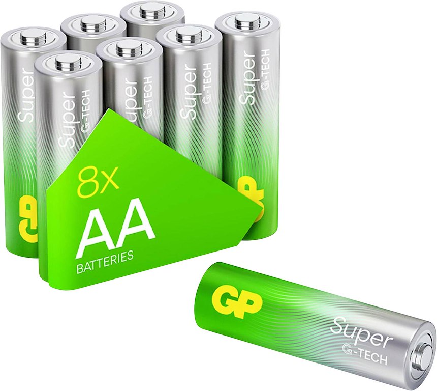 GP AA baterija alkalna 1,5 V AA (Mignon) pak. 8 kom.