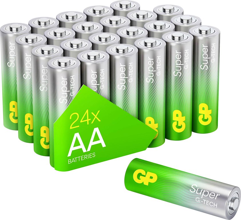 GP AA baterija alkalna 1,5 V AA (Mignon) pak. 24 kom.
