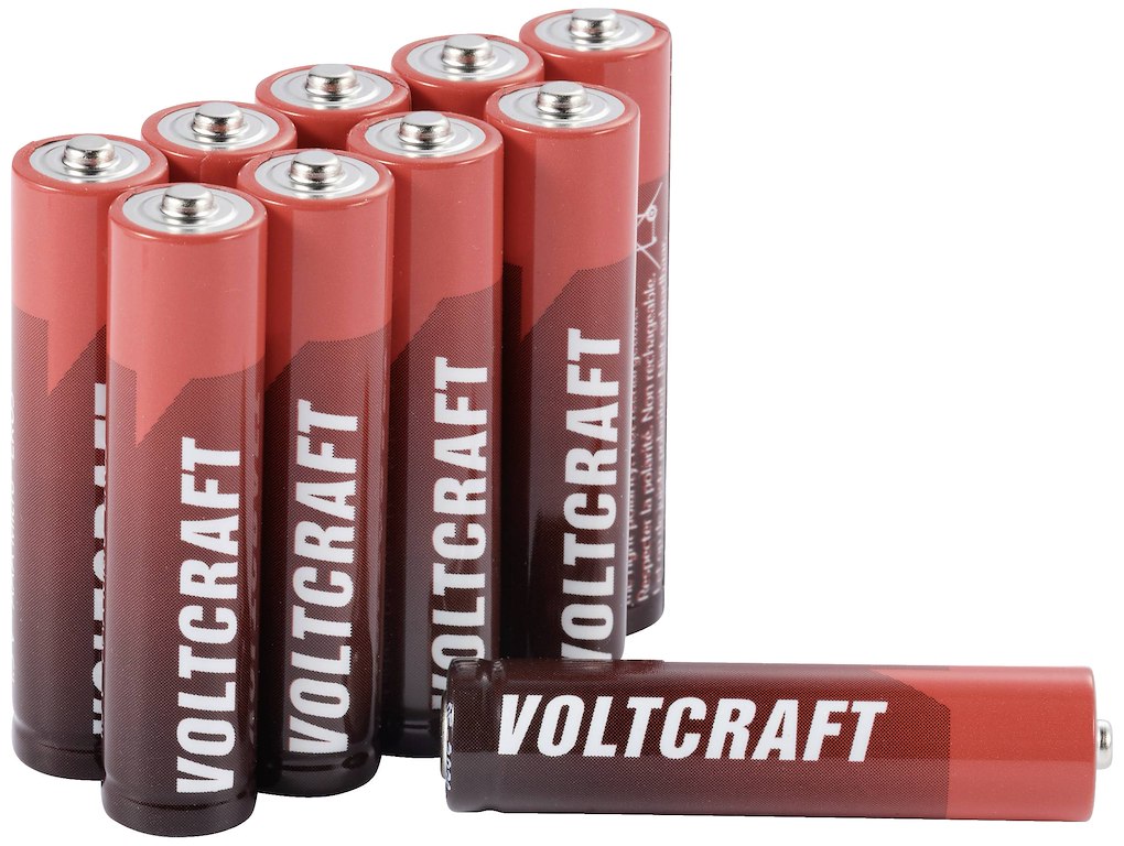 VOLTCRAFT LR03 AAA baterija alkalna 1,5 V 1350 mAh AAA (Micro) 10,5 mm