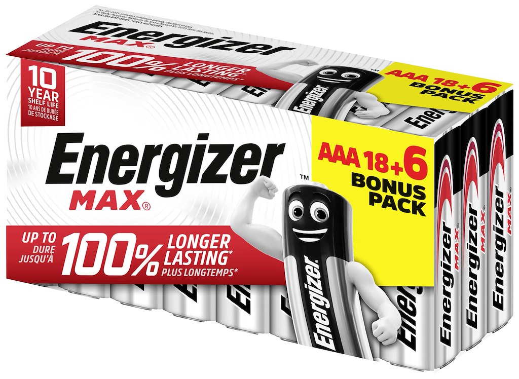 Energizer AAA baterija alkalna 1,5 V AAA (Micro) pak. 24 kom. (⌀ x V) 10,5 mm x 44,5 mm