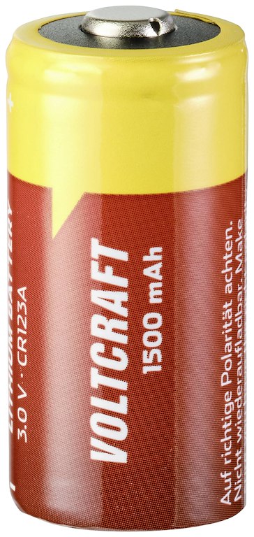 VOLTCRAFT CR123A foto baterija litijumska 3 V 1500 mAh CR-123A