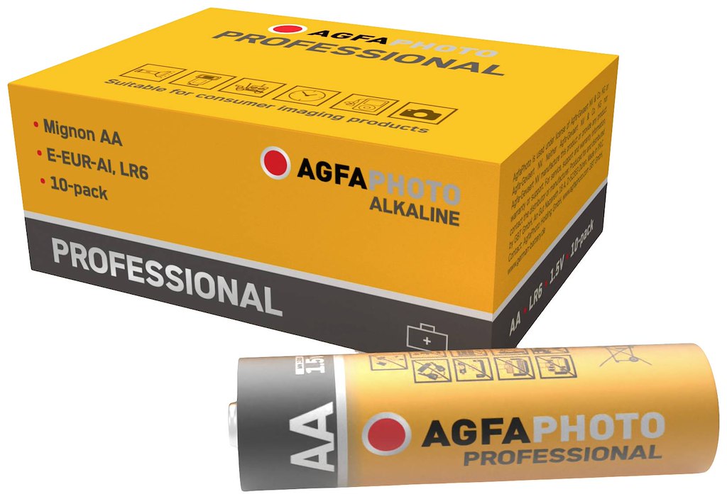 AgfaPhoto AA baterija alkalna 1,5 V AA (Mignon) pak. 10 kom.