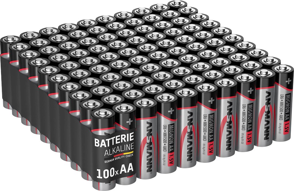 Ansmann AA baterija alkalna 1,5 V AA (Mignon) pak. 100 kom.