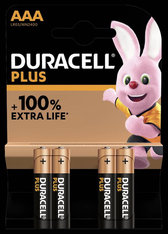 Duracell AAA baterija alkalna 1,5 V AAA (Micro) pak. 4 kom.