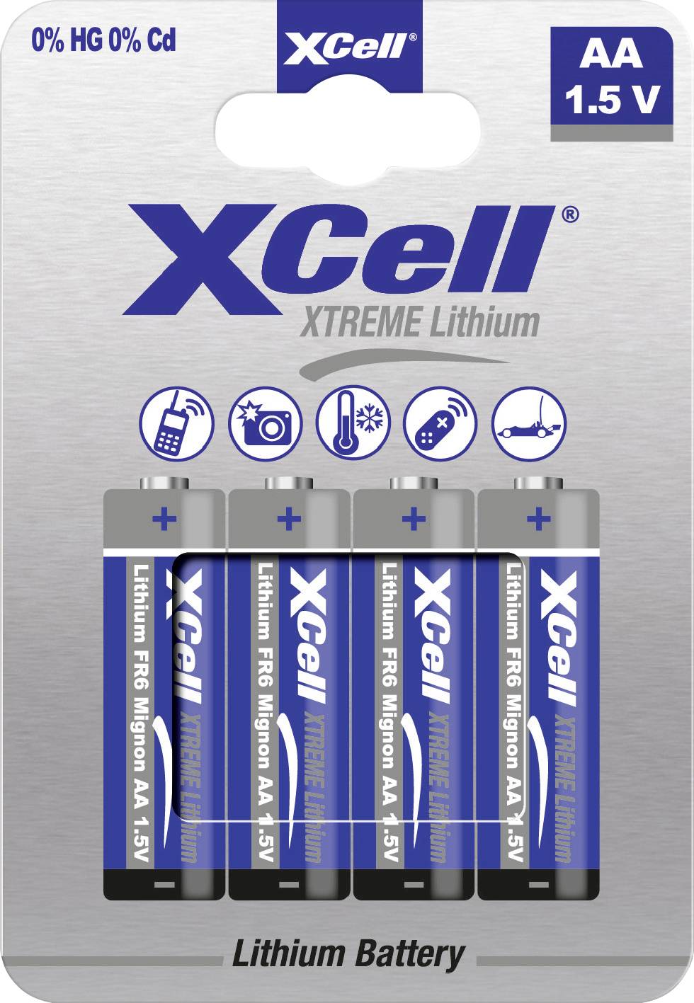 XCell L91 AA baterija litijumska 1,5 V AA (Mignon) pak. 4 kom.