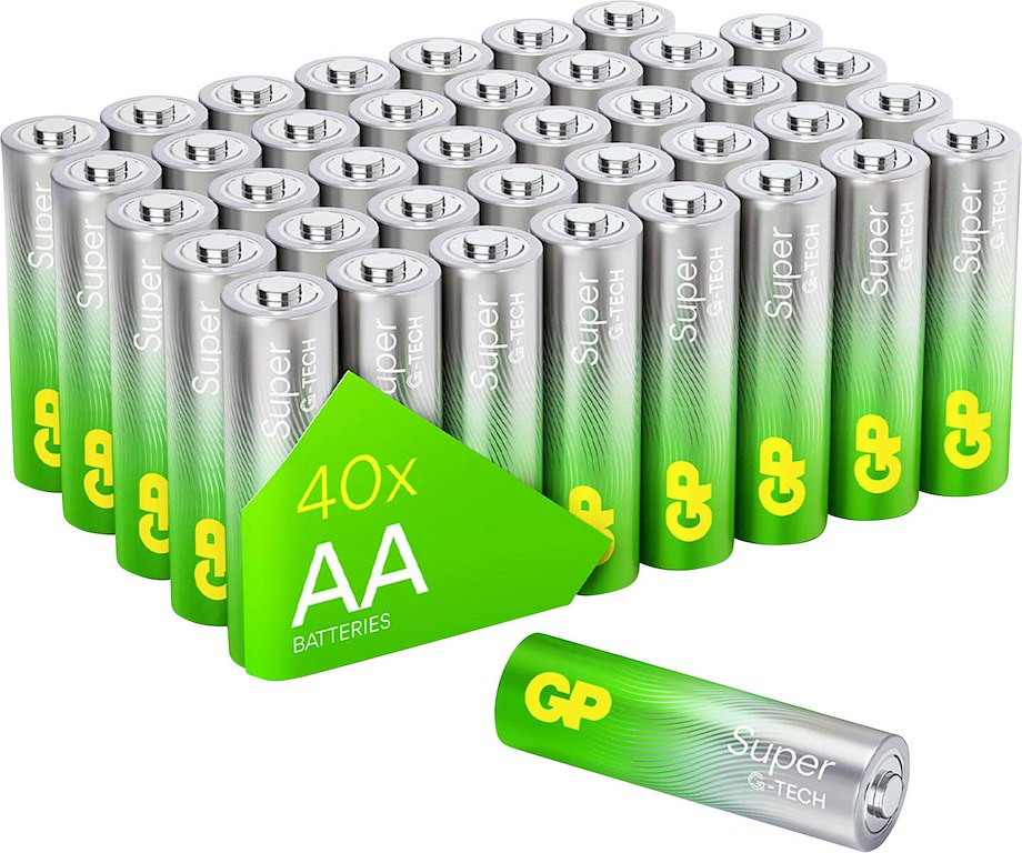 GP AA baterija alkalna 1,5 V AA (Mignon) pak. 40 kom.