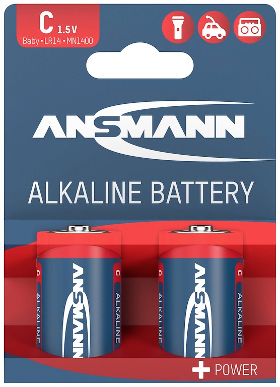 Ansmann LR14 Red-Line C baterija alkalna 1,5 V C (Baby) pak. 2 kom.