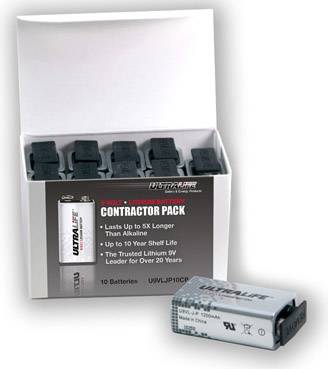 Ultralife 9 V blok baterija litijumska 1200 mAh pak. 10 kom.