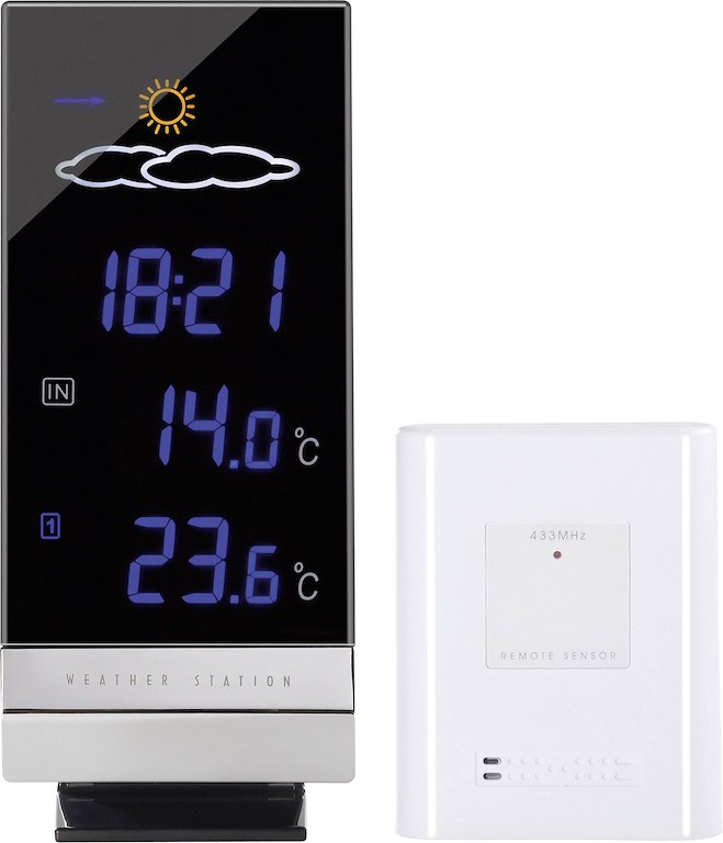 TFA Dostmann LUMAX 35.1093 digitalna bežična meteorološka stanica domet 30 m do 3 senzora