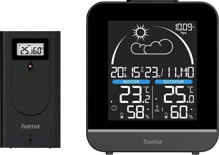 Hama Schwarz 00222218 digitalna bežična meteorološka stanica