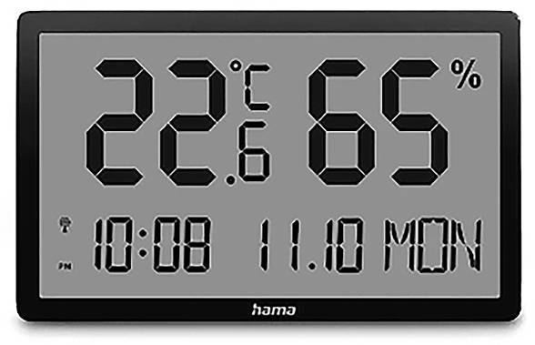Hama termometar i higrometar (Š x V x G) 21,6 x 13,2 x 2,7 cm