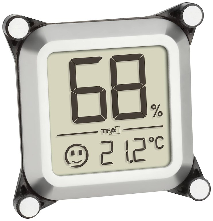 TFA Dostmann 30.5056.54 termometar i higrometar digitalni srebrna