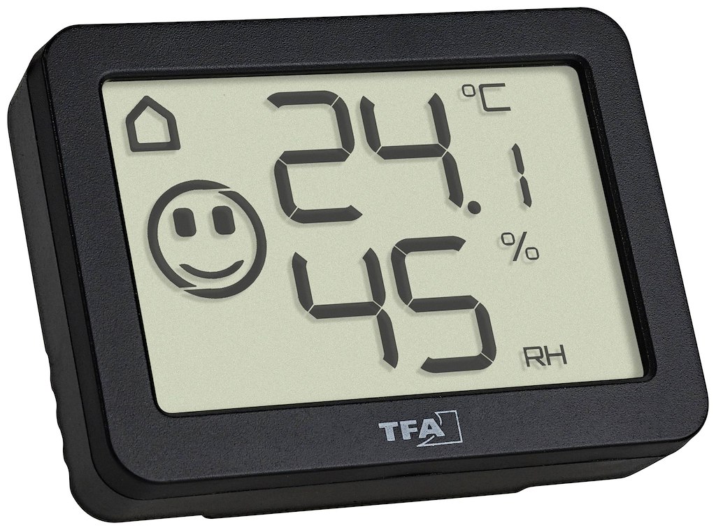 TFA Dostmann 30.5055.01 termometar i higrometar digitalni crna