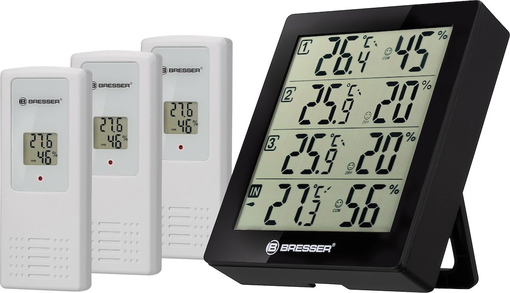 Bresser termometar i higrometar domet 30 m