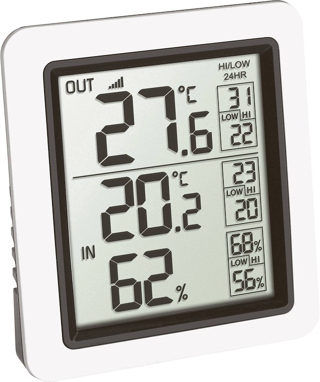 TFA Dostmann 30.3065.02 bežični termometar domet 80 m spolja -40, 60 °C
