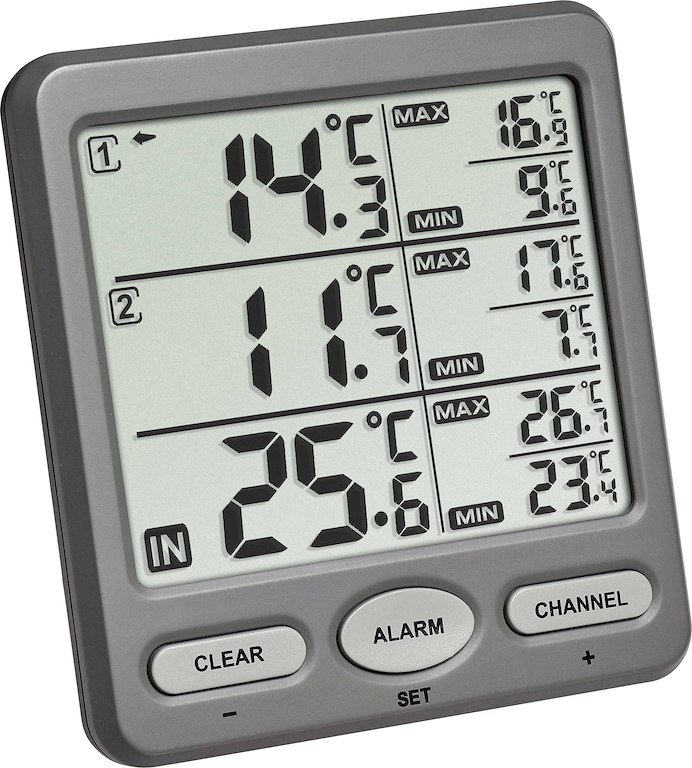 TFA Dostmann 30.3062.10 bežični termometar spolja od -40 do +60 °C °C
