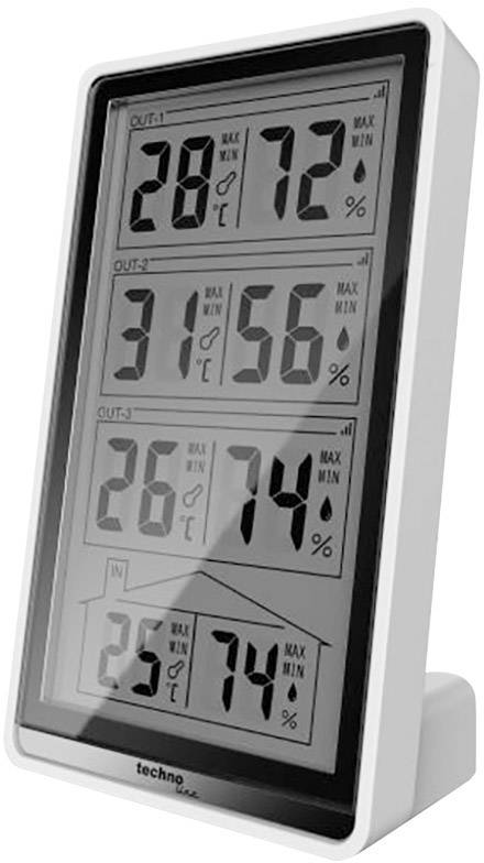 Techno Line WS 7060 bežični termometar i higrometar spolja -50 – 50 °C